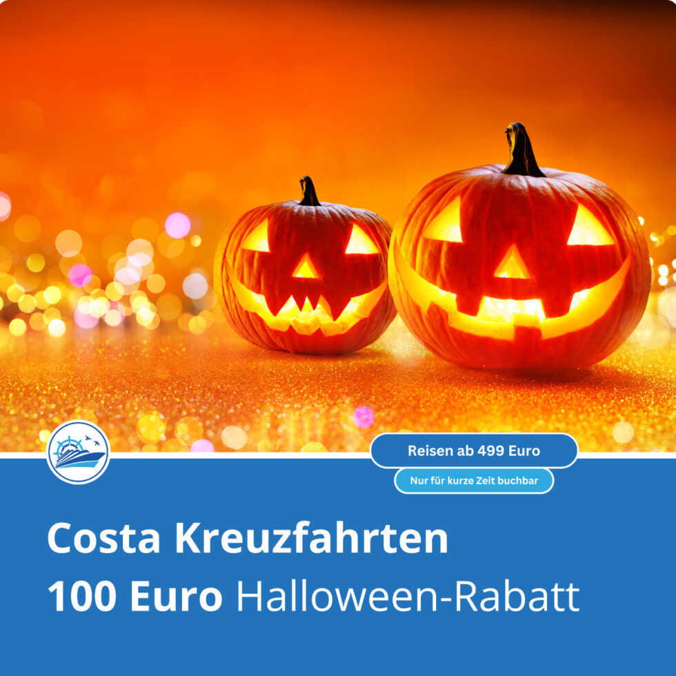 Costa 100 Euro Rabatt über Halloween - nur für kurze Zeit » Cruisify.de