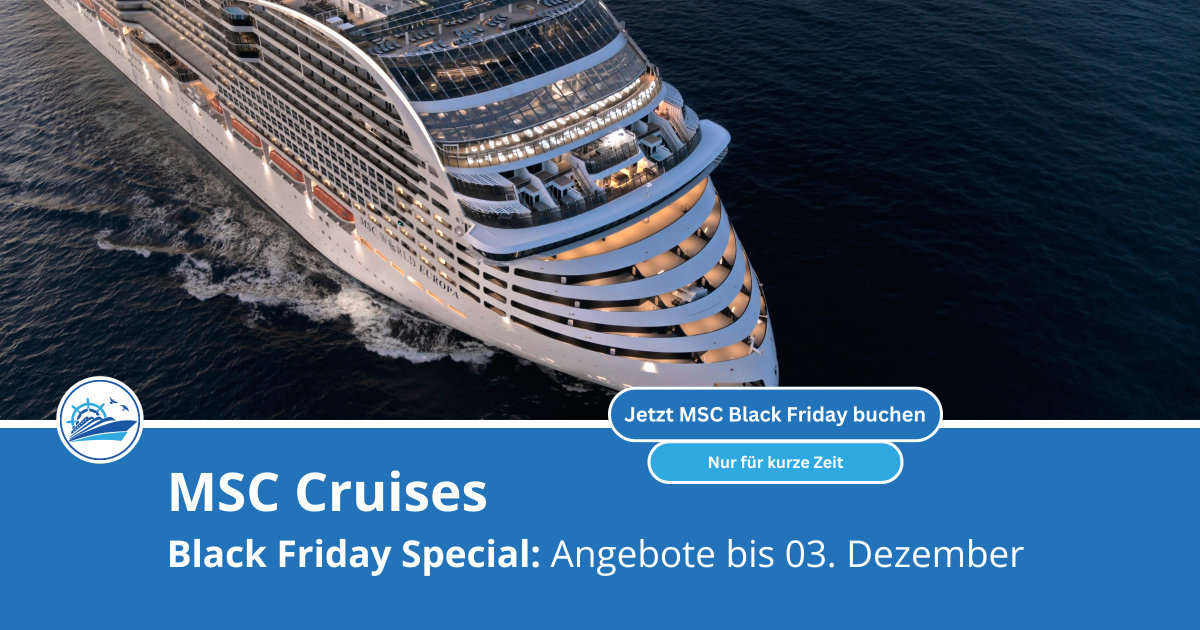 MSC Cruises startet Black Friday 2024 » Cruisify.de